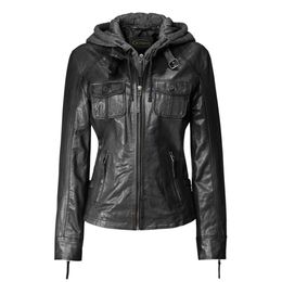 JCC Lederjacke 31024028 in schwarz | Gr.: 40