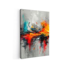 MuchoWow Fotoleinwand Grau | Gr.: 30 x 20 cm