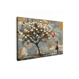 MuchoWow Fotoleinwand Grau | Gr.: 30 x 20 cm