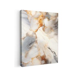 MuchoWow Fotoleinwand Weiß | Gr.: 20 x 30 cm