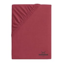 Sansibar Spannbettlaken in Rot | Gr.: 180-200 x 200 cm