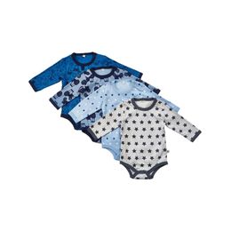 Pippi Babywear Kinder Langarmbody in Blau | Gr.: 68
