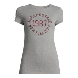 A&eacute;ropostale T-Shirt 'JKI 1987' Damen Gr&ouml;&szlig;e XL pueblo / graumeliert