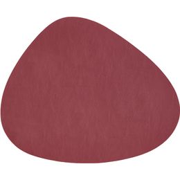 Platzset stuco "Kaja - Stone-Shape", rot (bordeaux), B:37cm L:44cm, Obermaterial: 82% PVC, 18% Polyester, Platzsets