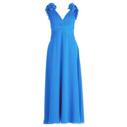 VM Vera Mont Kleid Damen Größe 36 himmelblau Winterkleid