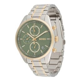 BOSS Uhr 'GRAND TOUR' Damen Gr&ouml;&szlig;e One Size gold / gr&uuml;n / silber