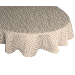 Adam Tischdecke &raquo;Easy Diamond&laquo; aus 100% Bio-Baumwolle dunkelbraun Obermaterial: 100% Baumwolle &Oslash; 145 cm