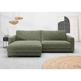 Home Affaire Ecksofa »Ecksofa Jiro, L-Form, große Sitztiefe, Breite 265 cm« lose Sitz- & Rückenkissen, weicher Polsteraufbau, komfortabel & modern...