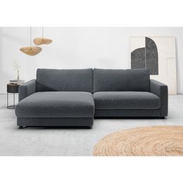 Home Affaire Ecksofa »Ecksofa Jiro, L-Form, große Sitztiefe, Breite 265 cm« lose Sitz- & Rückenkissen, weicher Polsteraufbau, komfortabel & modern...