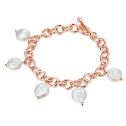 Lulu & Jane LULU & JANE Gliederarmband »AV156« roségold none Glanzvolles Damen-Armband