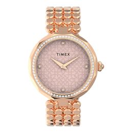 Timex Analoguhr 'City Collection' Damen Größe One Size rosegold