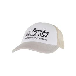 PEQUS Cap 'Paradise Beach Club' male White size Onesize
