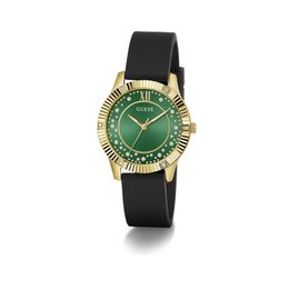 Guess Uhr 'STARSTRUCK' Damen Gr&ouml;&szlig;e One Size gold / gr&uuml;n / schwarz