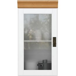 Home Affaire Hängeschrank »Rügen« Breite 40 cm, FSC zertifiziertes Massivholz, Tür mit Glaseinsatz weiß/honigfarben weiß