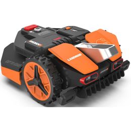 WORX Rasenmähroboter »Mähroboter L1300 Landroid VISION« Intelligenter Mähroboter ohne Begrenzungskabel, für Gärten bis 1300m² schwarz SICHERHEIT &...