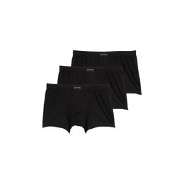 Tom Tailor Herren Kurze Boxershorts im 3er-Pack, schwarz, Uni, Gr. XXL/8