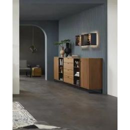 RMW Voice Sideboard 47442 in Nussbaum Nova / Lack graphit ca.243x103x42 cm