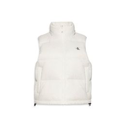 Calvin Klein Jeans Weste 'ESSENTIAL' Damen Gr&ouml;&szlig;e S schwarz / wei&szlig;