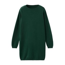 Mango Knitted dress 'NEKKO' female Green size XL