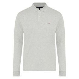 Tommy Hilfiger Langarm-Poloshirt »L/S LIQUID COTTON REG POLO mit Jersey und Markenlabel« unifarben, casual, regular fit, Baumwolle, Polokragen...