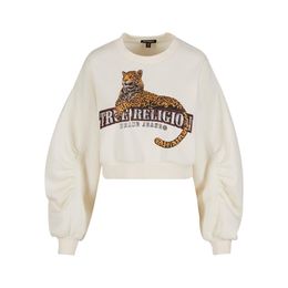 True Religion Sweatshirt Damen Größe XXS sepia / dunkelrot / schwarz / wollweiß