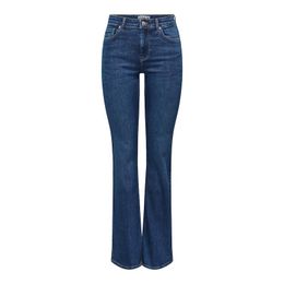 Only Bootcut-Jeans »ONLBLUSH MW B-POC FLARED DNM PIM134 NOOS« Dark Blue Denim XL - Länge 32 Länge 32 XL Flared Fit Jeans von Only