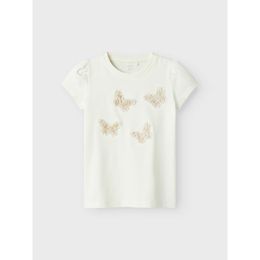 name it Kurzarmshirt »NMFDETSI SS TUNIC BOX« Cloud Dancer 122 (128) 122 (128) Shirt von name it für Mädchen
