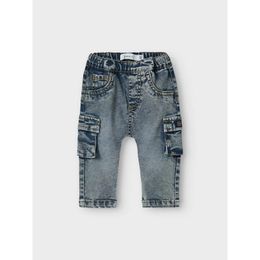 name it Loose-fit-Jeans »NBMBEN BAGGY CARGO JEANS 2727-YB NOOS« Dark Blue Denim 62 - N-Gr N-Gr 62 Coole Jeans von name it für Jungen