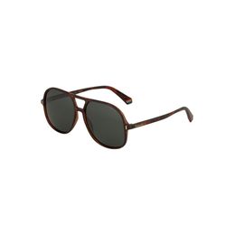 Polaroid Sonnenbrille Herren Größe 57 dunkelbraun