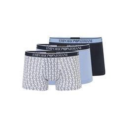 Emporio Armani Boxershorts Herren Größe L marine / hellblau / offwhite