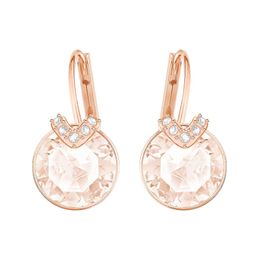Swarovski Ohrh&auml;nger 'Bella' Damen Gr&ouml;&szlig;e One Size rosegold / wei&szlig;