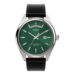 Timex Analoguhr 'Legacy' Herren Größe One Size silbergrau / grün / schwarz