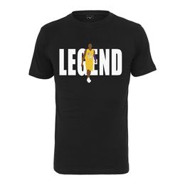 Mister Tee Shirt Herren Gr&ouml;&szlig;e L dunkelbraun / neongelb / neonlila / schwarz / wei&szlig;