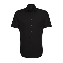 Seidensticker Button Up Shirt male Black size 45