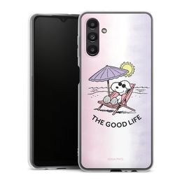 DeinDesign Galaxy A13 5G Handy Silikon H&uuml;lle Case transparent Handyh&uuml;lle Snoopy Official Licensed Product Peanuts Silikon Case