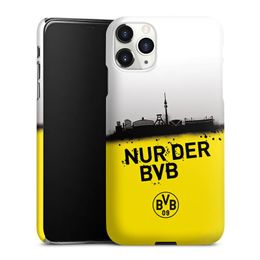 DeinDesign iPhone 11 Pro Max Handy Premium Case Smartphone Handyh&uuml;lle Schutzh&uuml;lle gl&auml;nzend Borussia Dortmund Statement Bvb Premium Case
