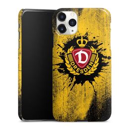 DeinDesign iPhone 11 Pro Max Handy Premium Case Smartphone Handyh&uuml;lle Schutzh&uuml;lle gl&auml;nzend Official Licensed Product Soccer Sg Dynamo Dresden Premium Case