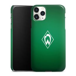 DeinDesign iPhone 11 Pro Max Handy Premium Case Smartphone Handyh&uuml;lle Schutzh&uuml;lle gl&auml;nzend Logo Merchandise Sv Werder Bremen Premium Case