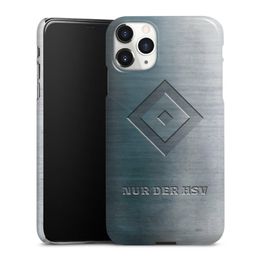 DeinDesign iPhone 11 Pro Max Handy Premium Case Smartphone Handyh&uuml;lle Schutzh&uuml;lle gl&auml;nzend Hsv Metallic Look Hamburger Sv Premium Case