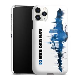 DeinDesign iPhone 11 Pro Max Handy Premium Case Smartphone Handyh&uuml;lle Schutzh&uuml;lle gl&auml;nzend Hsv Official Licensed Product Bundesliga Premium Case