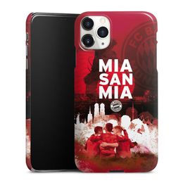 DeinDesign iPhone 11 Pro Max Handy Premium Case Smartphone Handyh&uuml;lle Schutzh&uuml;lle gl&auml;nzend Fc Bayern M&uuml;nchen Fcb Mia San Mia Premium Case