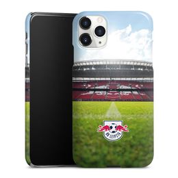 DeinDesign iPhone 11 Pro Max Handy Premium Case Smartphone Handyh&uuml;lle Schutzh&uuml;lle gl&auml;nzend Rb Leipzig Stadium Official Licensed Product Premium Case