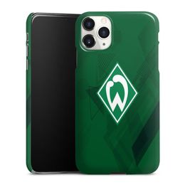 DeinDesign iPhone 11 Pro Max Handy Premium Case Smartphone Handyh&uuml;lle Schutzh&uuml;lle gl&auml;nzend Sv Werder Bremen Coat Of Arms Official Licensed Product Premium Case