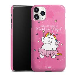 DeinDesign iPhone 11 Pro Max Handy Premium Case Smartphone Handyh&uuml;lle Schutzh&uuml;lle gl&auml;nzend Pummeleinhorn Pummel & Friends Official Licensed Product Premium Case