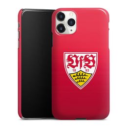 DeinDesign iPhone 11 Pro Max Handy Premium Case Smartphone Handyh&uuml;lle Schutzh&uuml;lle gl&auml;nzend Vfb Stuttgart Official Licensed Product Logo Premium Case
