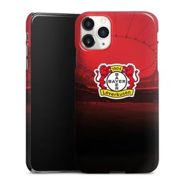 DeinDesign iPhone 11 Pro Max Handy Premium Case Smartphone Handyh&uuml;lle Schutzh&uuml;lle gl&auml;nzend Bayer 04 Leverkusen Official Licensed Product Stadium Premium Case