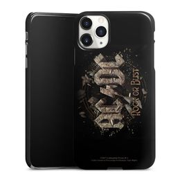 DeinDesign iPhone 11 Pro Max Handy Premium Case Smartphone Handyh&uuml;lle Schutzh&uuml;lle gl&auml;nzend Rock Or Bust Official Licensed Product Acdc Premium Case