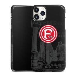 DeinDesign iPhone 11 Pro Max Handy Premium Case Smartphone Handyh&uuml;lle Schutzh&uuml;lle gl&auml;nzend Logo Official Licensed Product Fortuna D&uuml;sseldorf Premium Case