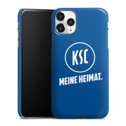 DeinDesign iPhone 11 Pro Max Handy Premium Case Smartphone Handyh&uuml;lle Schutzh&uuml;lle gl&auml;nzend Ksc Karlsruher Sc Statement Premium Case