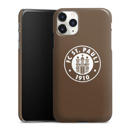 DeinDesign iPhone 11 Pro Max Handy Premium Case Smartphone Handyh&uuml;lle Schutzh&uuml;lle gl&auml;nzend Fc St. Pauli Official Licensed Product Coat Of Arms Premium Case